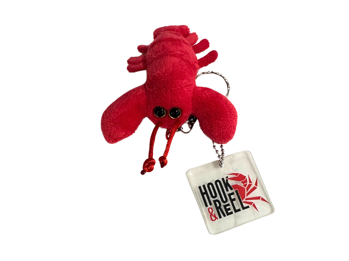 Hook & Reel Lobster keychain